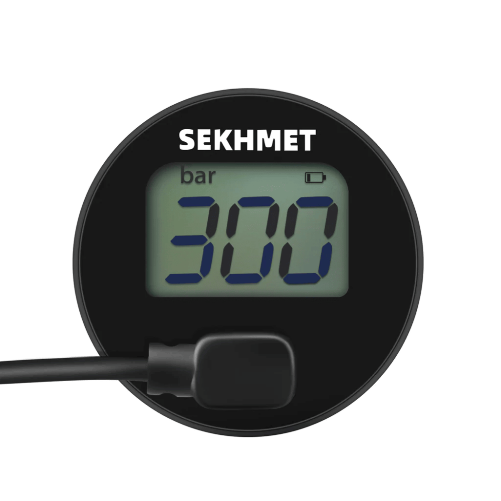 SEKHMET DIGITAL MANOMETER 1/8 BSP 25mm STD BLACK